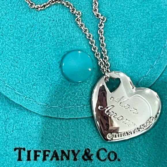 Tiffany And Co Engraved Necklace